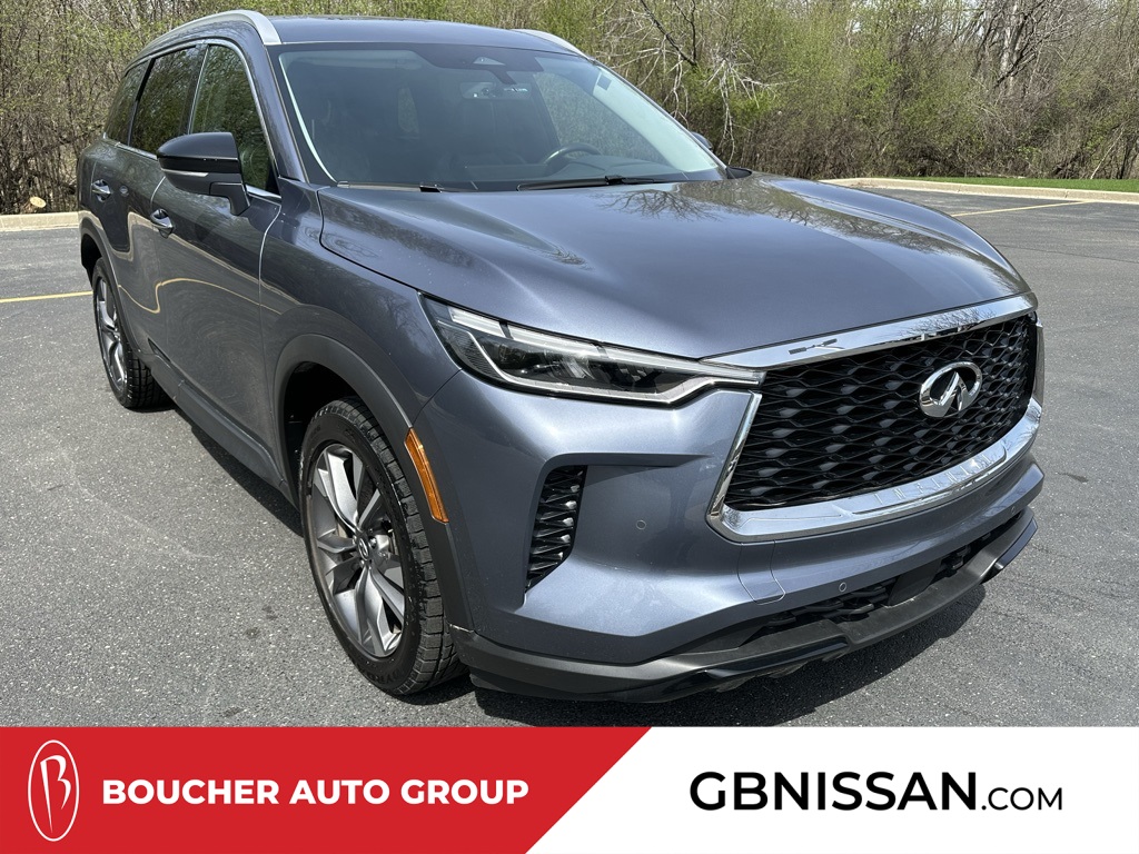 Pre-Owned 2023 INFINITI QX60 LUXE 4D Sport Utility in Greenfield #PF12926 | Boucher Auto Group